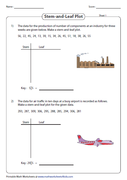 Stem And Leaf Plot Worksheets