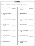 Percent Worksheets