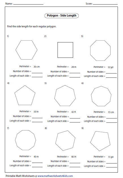 Polygon Worksheets Name That Polygon Worksheet By Taylor Grace 