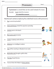 Replacing Nouns With Pronouns Worksheets Pronouns Are Clueless Nouns